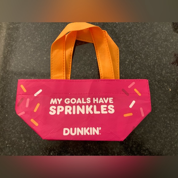 Dunkin Donuts | Party Supplies | Dunkin Micro Mini Tote Bag Pink ...
